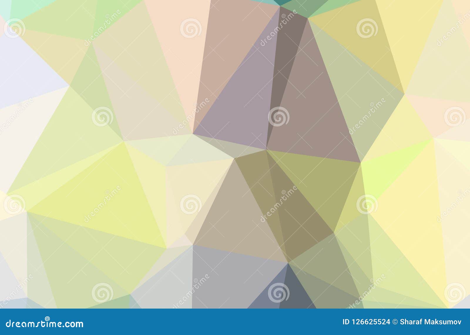 Illustration of Orange Polygonal Modern Multicolor Background. Stock ...