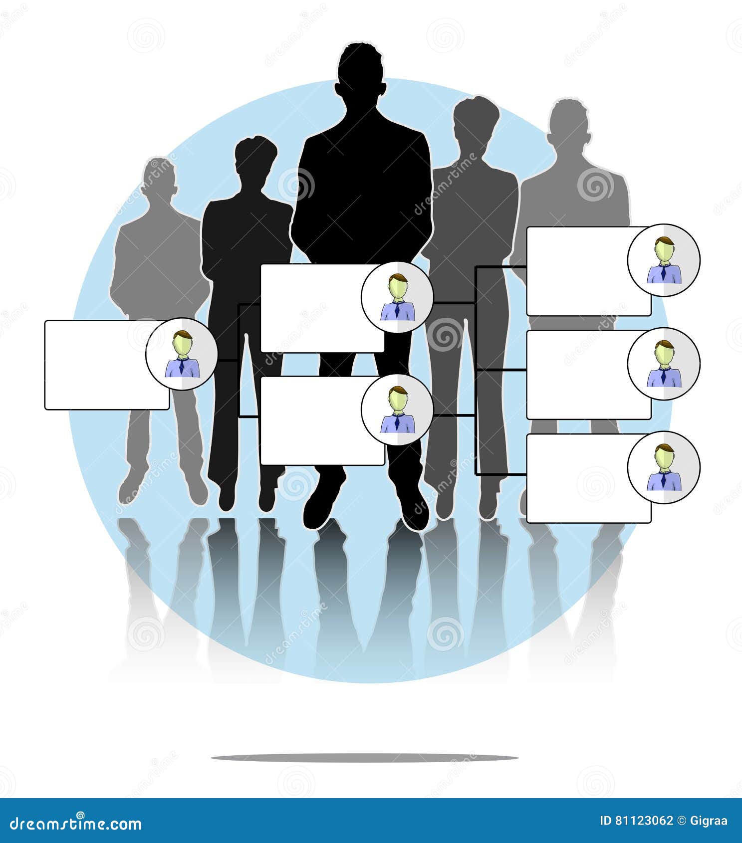 Illustration Of Organogram Stock Photo | CartoonDealer.com #81111840