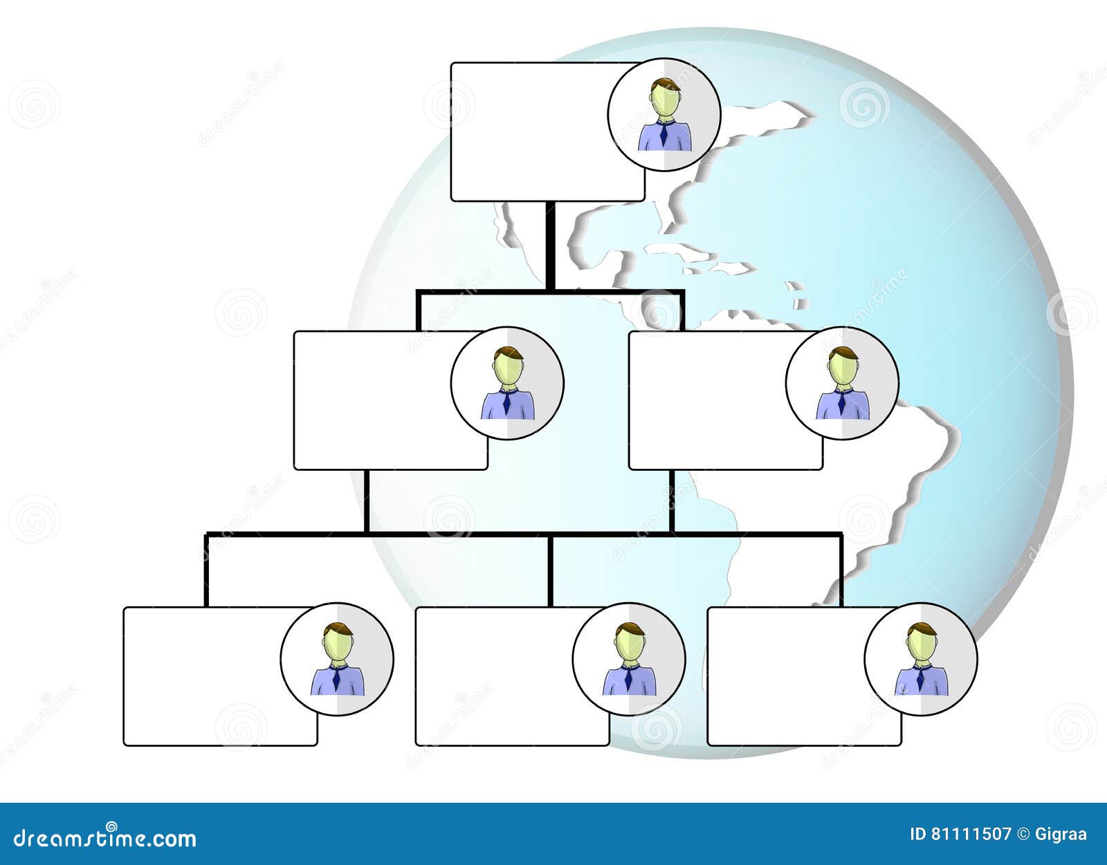 Illustration Of Organogram Stock Photo | CartoonDealer.com #81111840