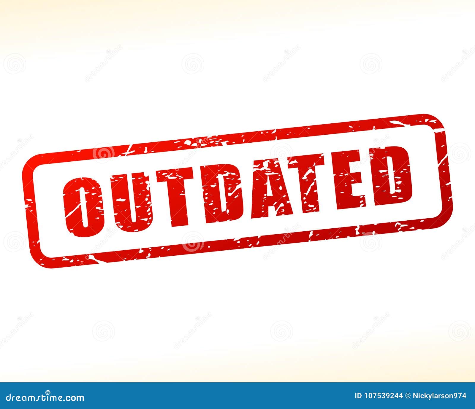 Outdated Rectangular Stamp. Cartoon Vector | CartoonDealer.com #97813115