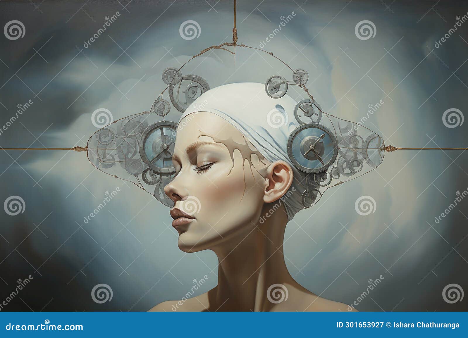 Illustration of Overthinker S Mind, Symbolizing the Never-ending Cycle ...