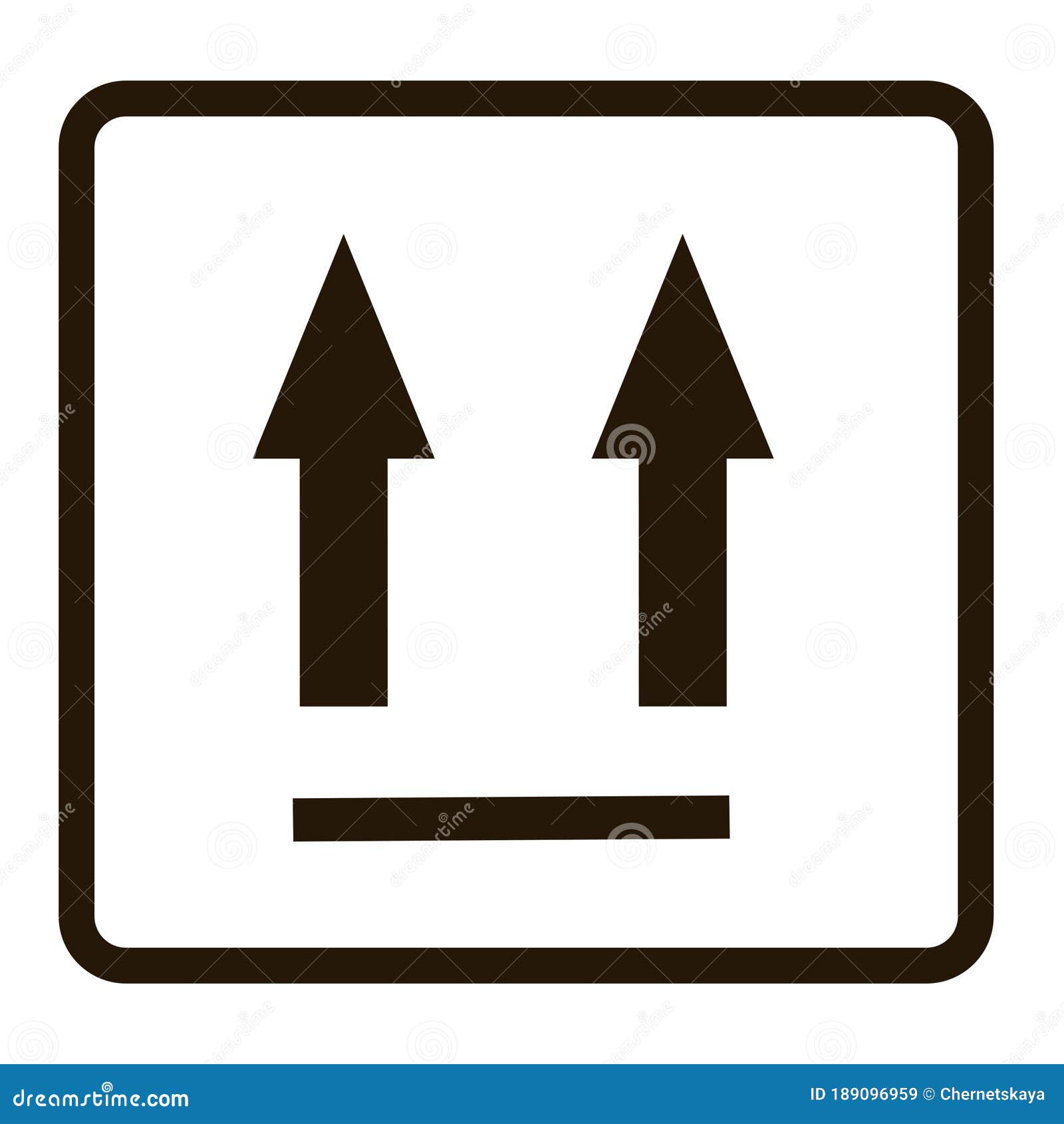 Illustration of Packing Symbol on Background Stock Illustration ...