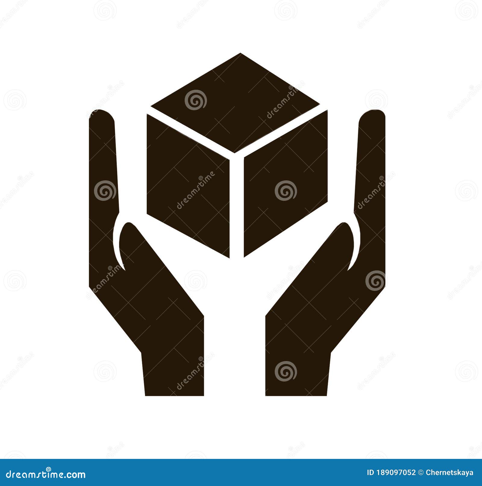 Illustration of Packing Symbol on Background Stock Illustration ...