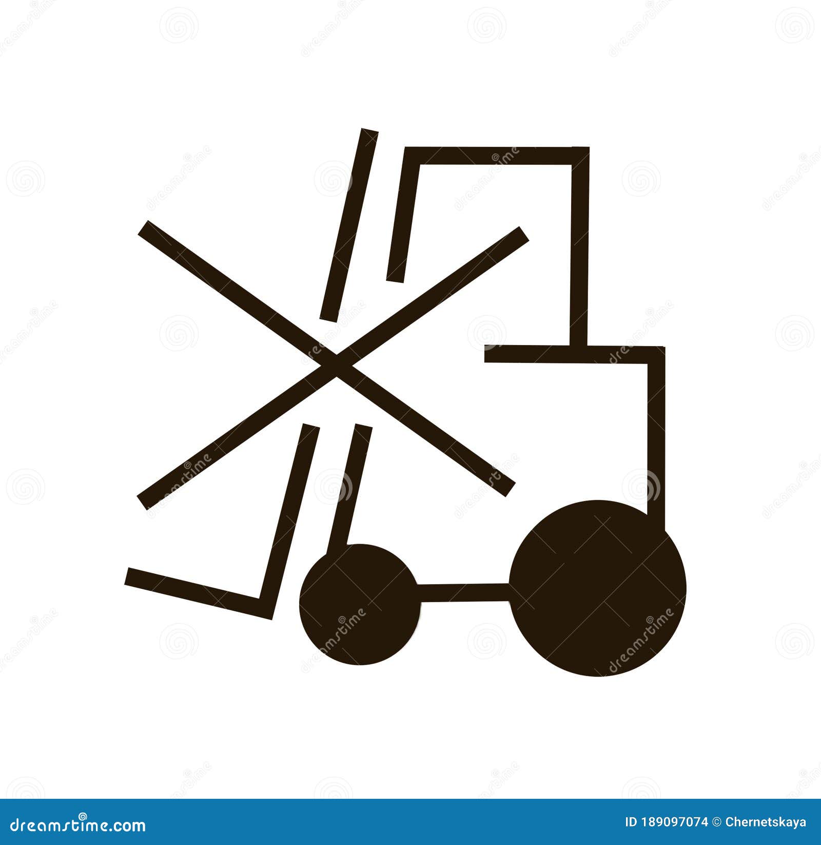 Illustration of Packing Symbol on Background Stock Illustration ...