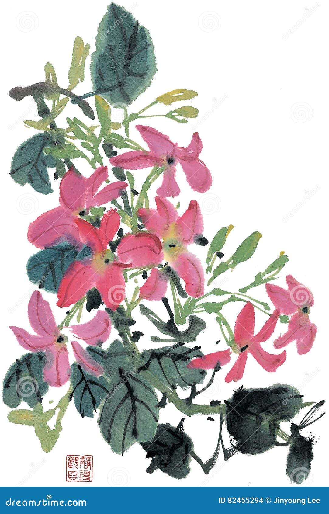 Illustration and Painting editorial stock image. Illustration of stem ...