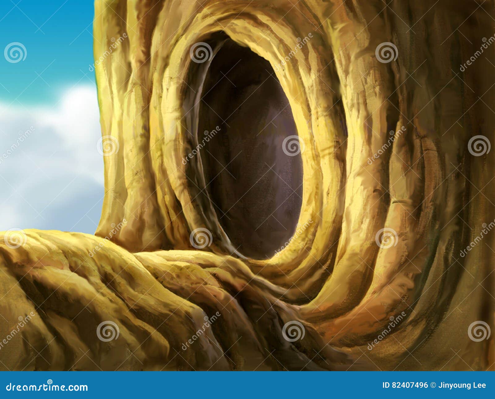 Illustration and Painting stock illustration. Illustration of exterior ...