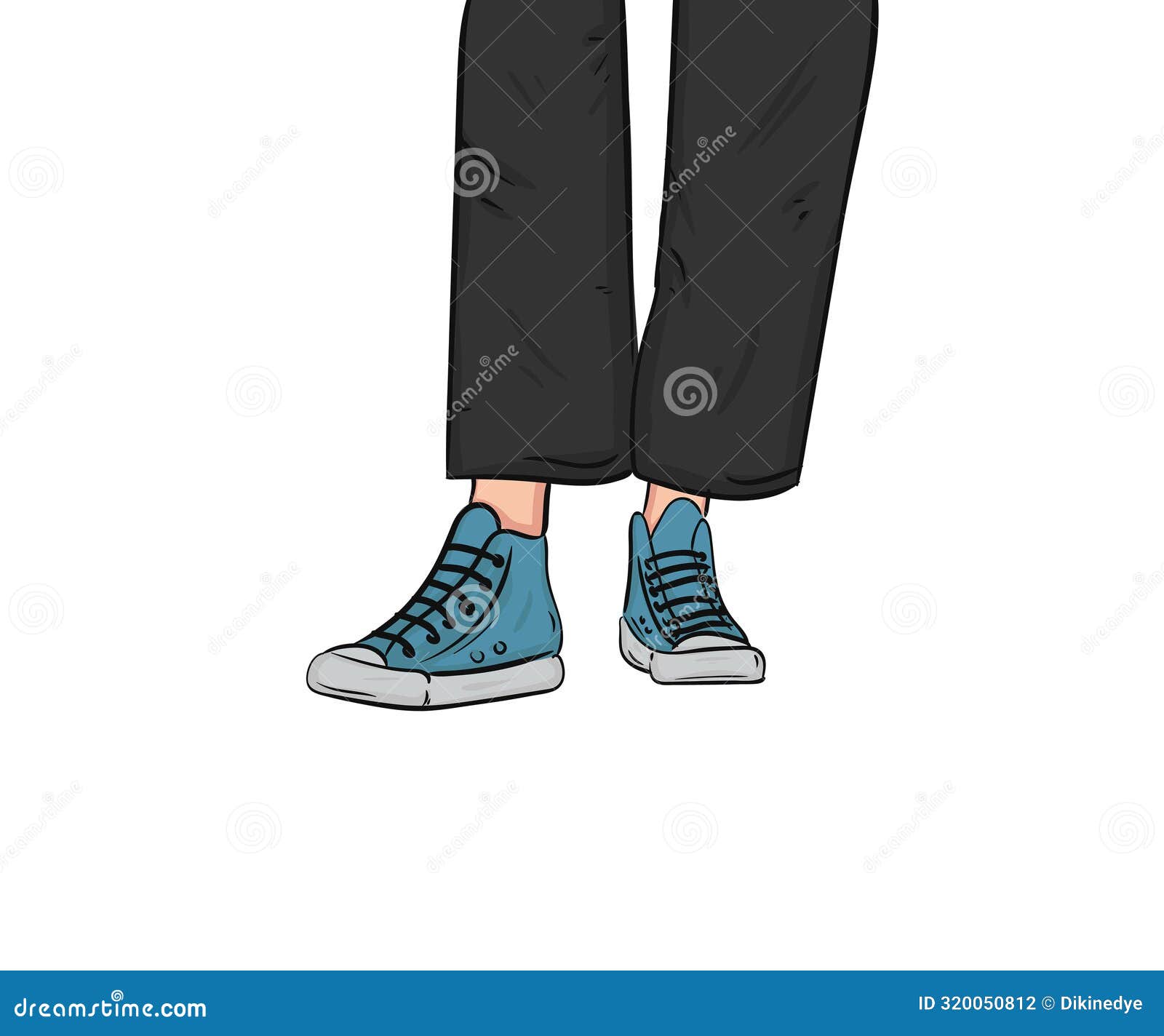 Illustration of a Pair of Legs Stock Illustration - Illustration of ...
