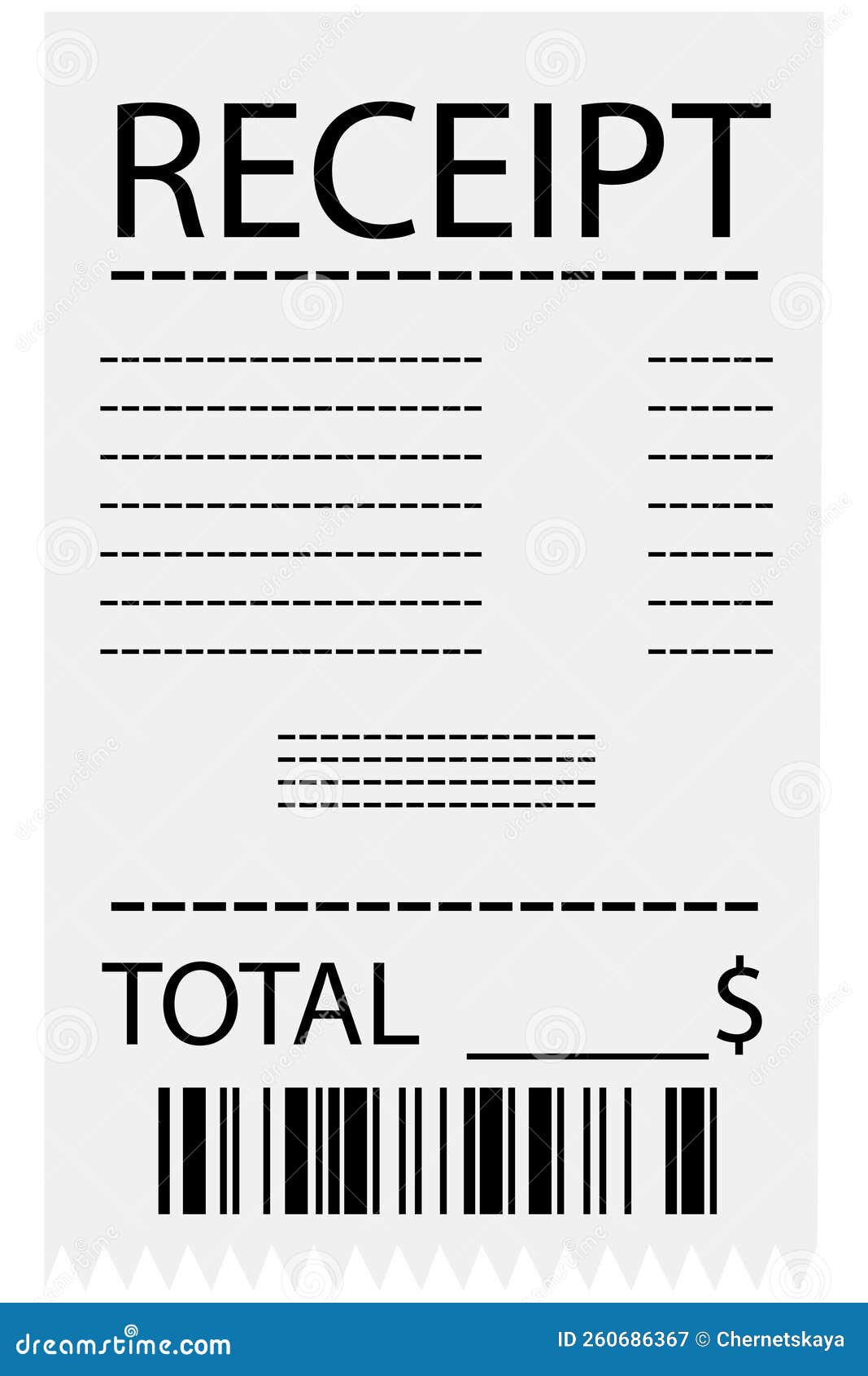 Illustration of Paper Check on White Background Stock Illustration ...