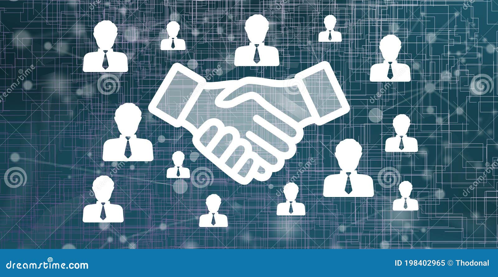 Concept of partnership stock illustration. Illustration of company ...