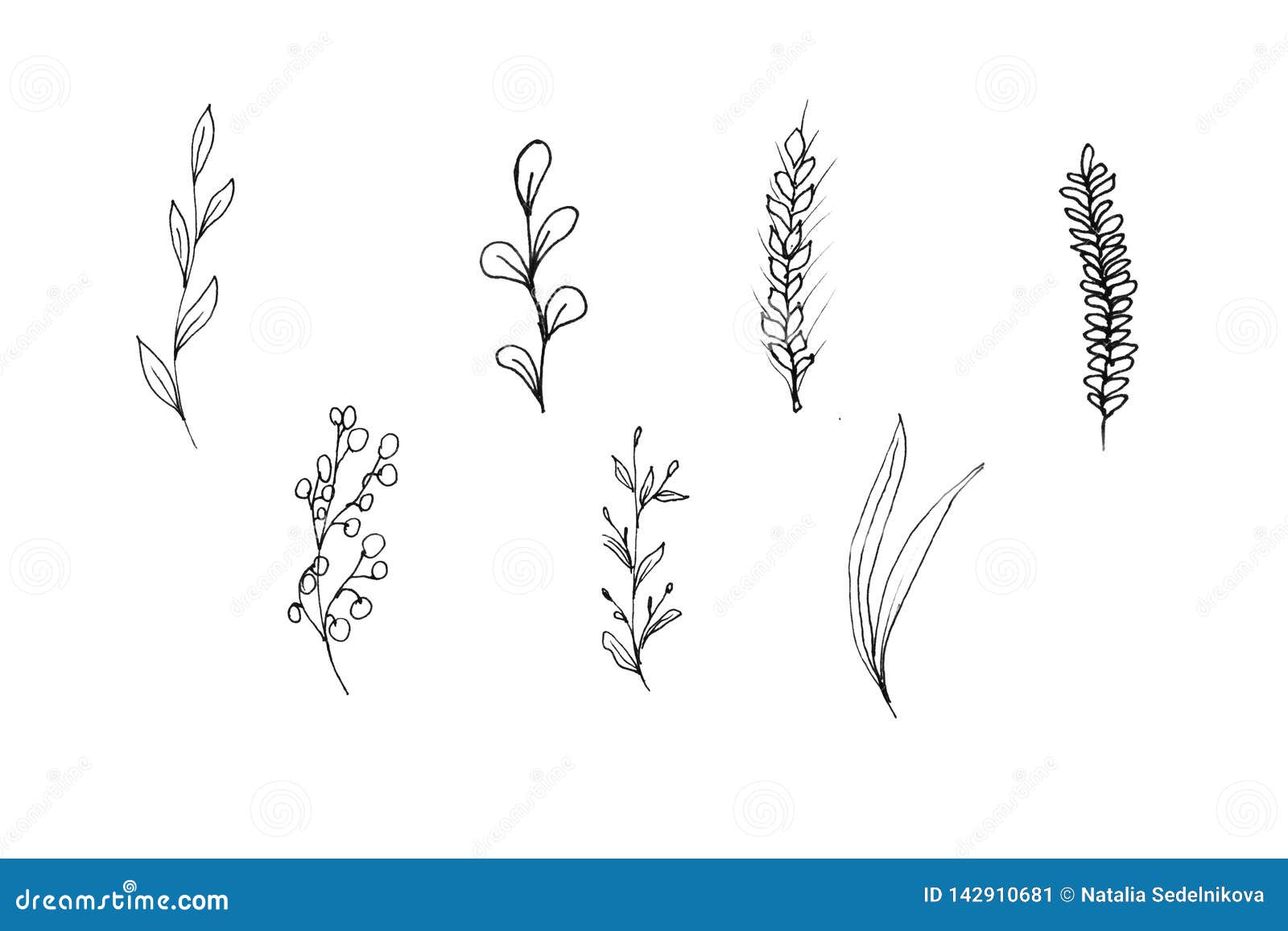 Illustration of Flower Element Pattern Stock Illustration ...