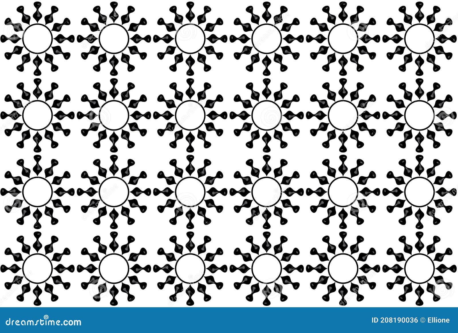 Background with Black Technical Geometric Pattern. Stock Illustration ...