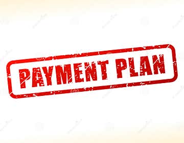 Payment plan text buffered stock vector. Illustration of print - 107545001