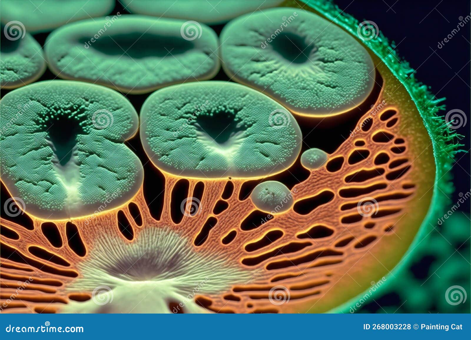 Peanut Stem Cross, Digital Illustration Painting Artwork, 3d Rendering ...