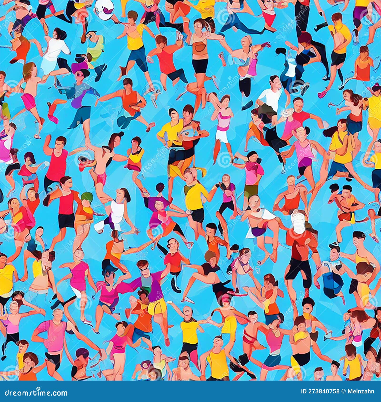 Harmonic Background Of Lines In Different Distances And Color Mixture ...