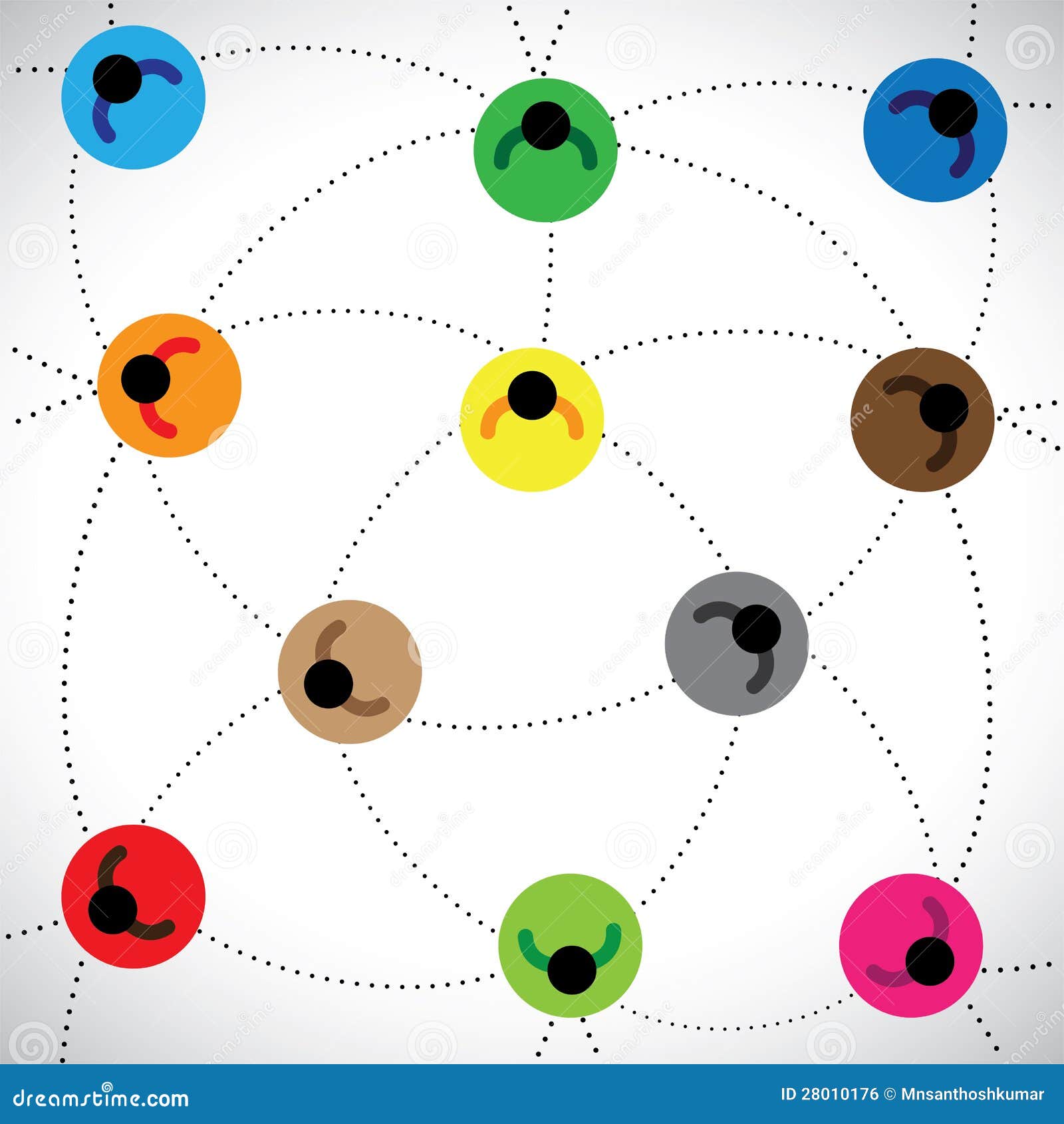 Illustration: People Network & Web Based Community Stock Vector ...