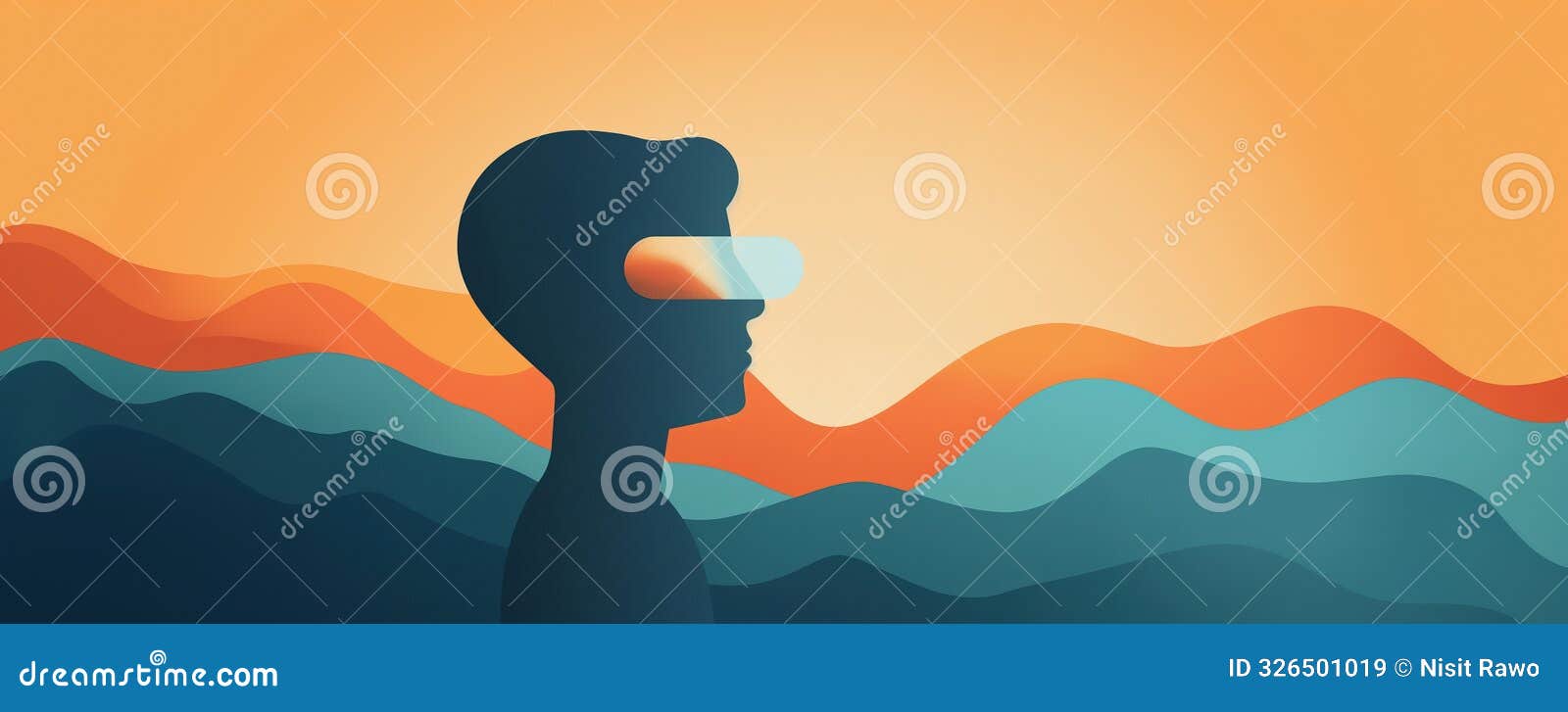 Illustration of a Person Experiencing Blurred Vision from Astigmatism ...