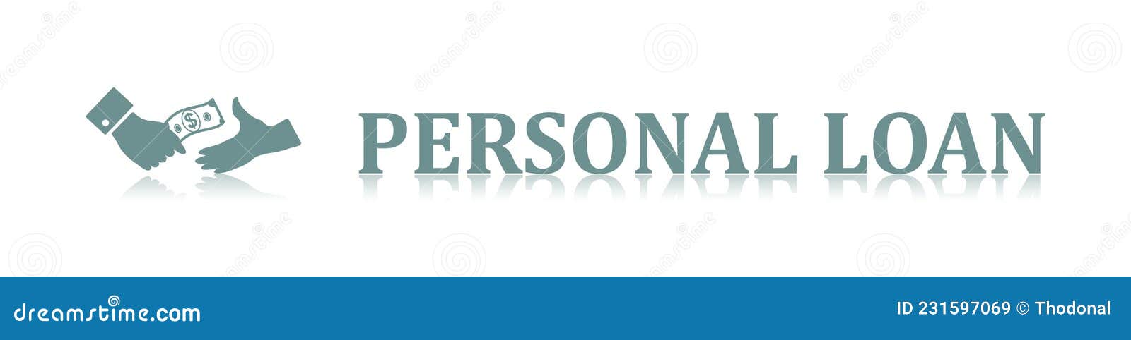 Concept of personal loan stock illustration. Illustration of credit ...