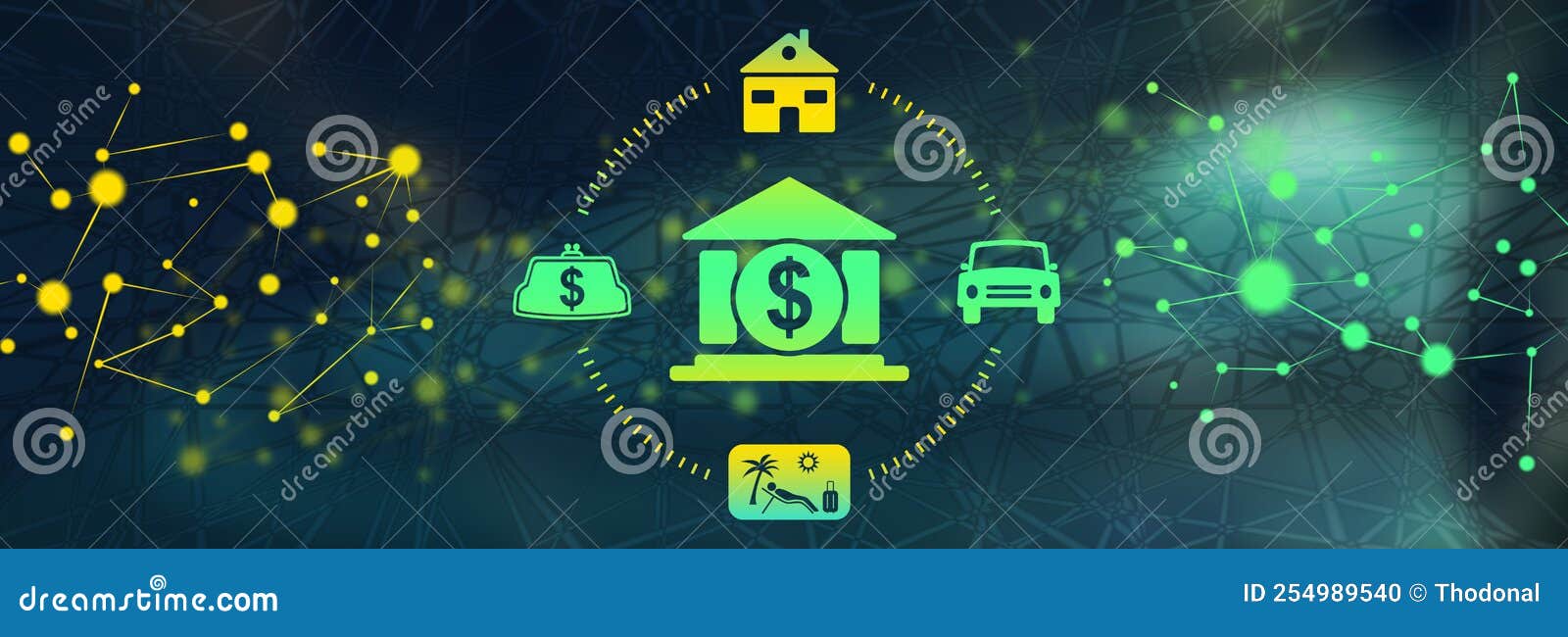 Concept of personal loan stock illustration. Illustration of investment ...