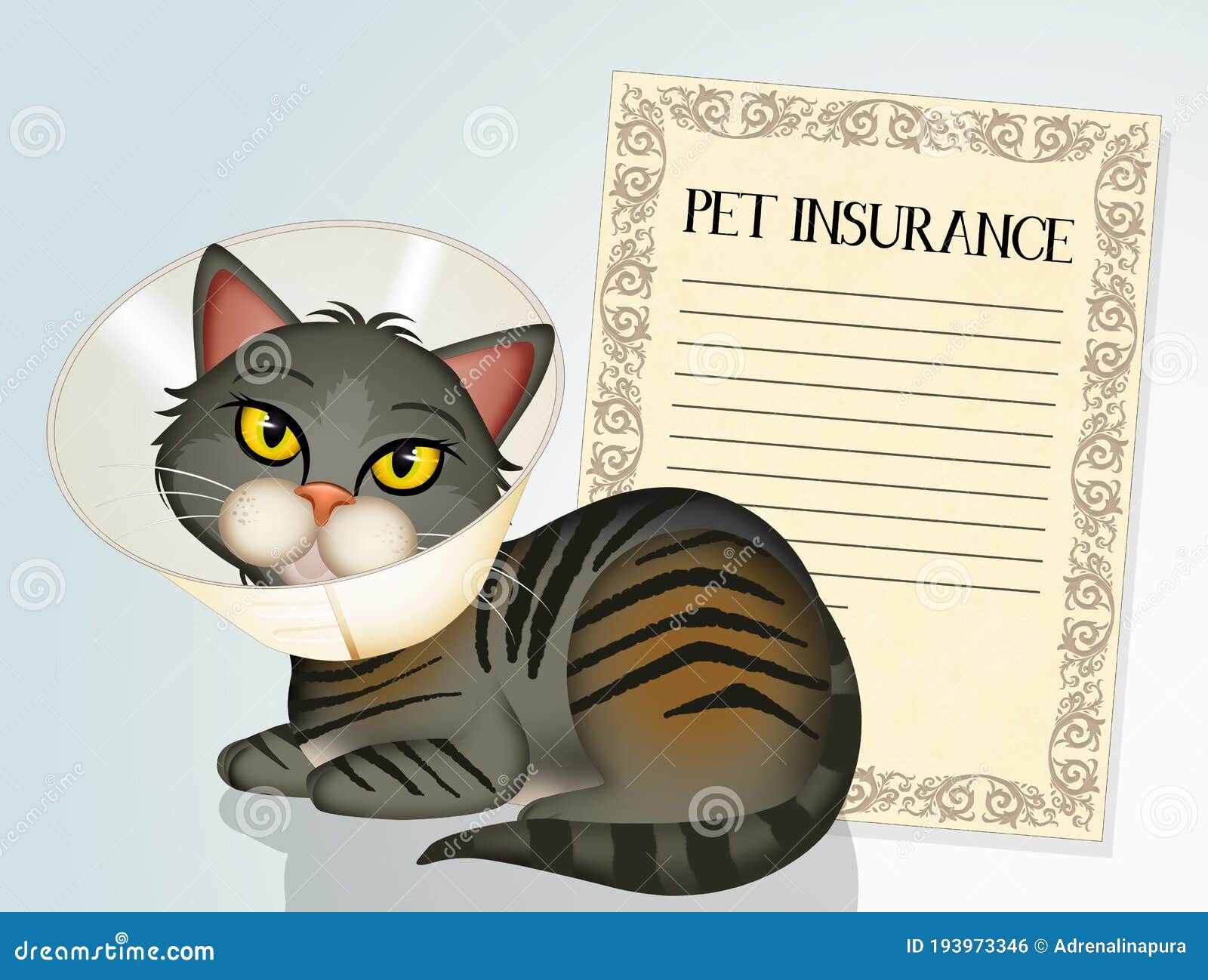 Illustration of Pet Insurance Stock Illustration - Illustration of ...