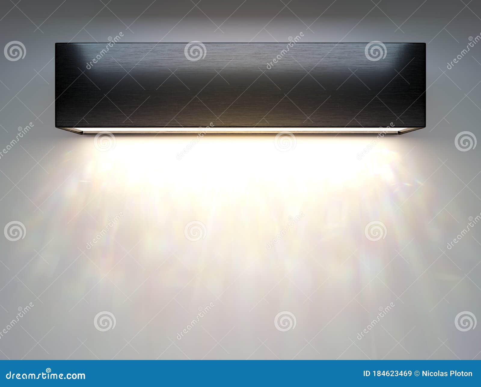 Innovative Interior Light Emitting Colored Caustic Lights on a White ...