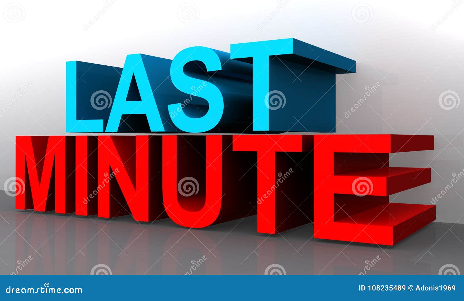 Last minute stock illustration. Illustration of symbolic - 108235489