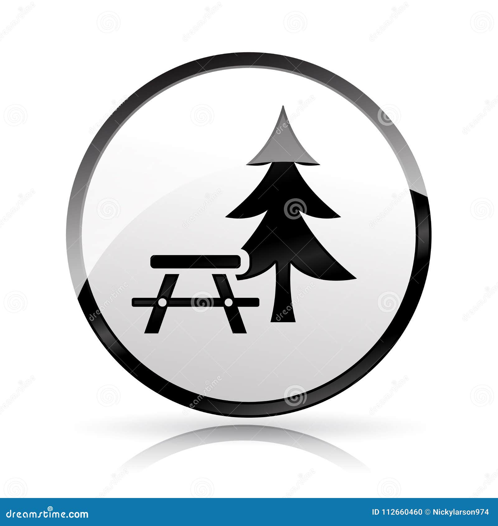 Picnic Icon Vector Isolated On White Background, Picnic Sign , Food ...