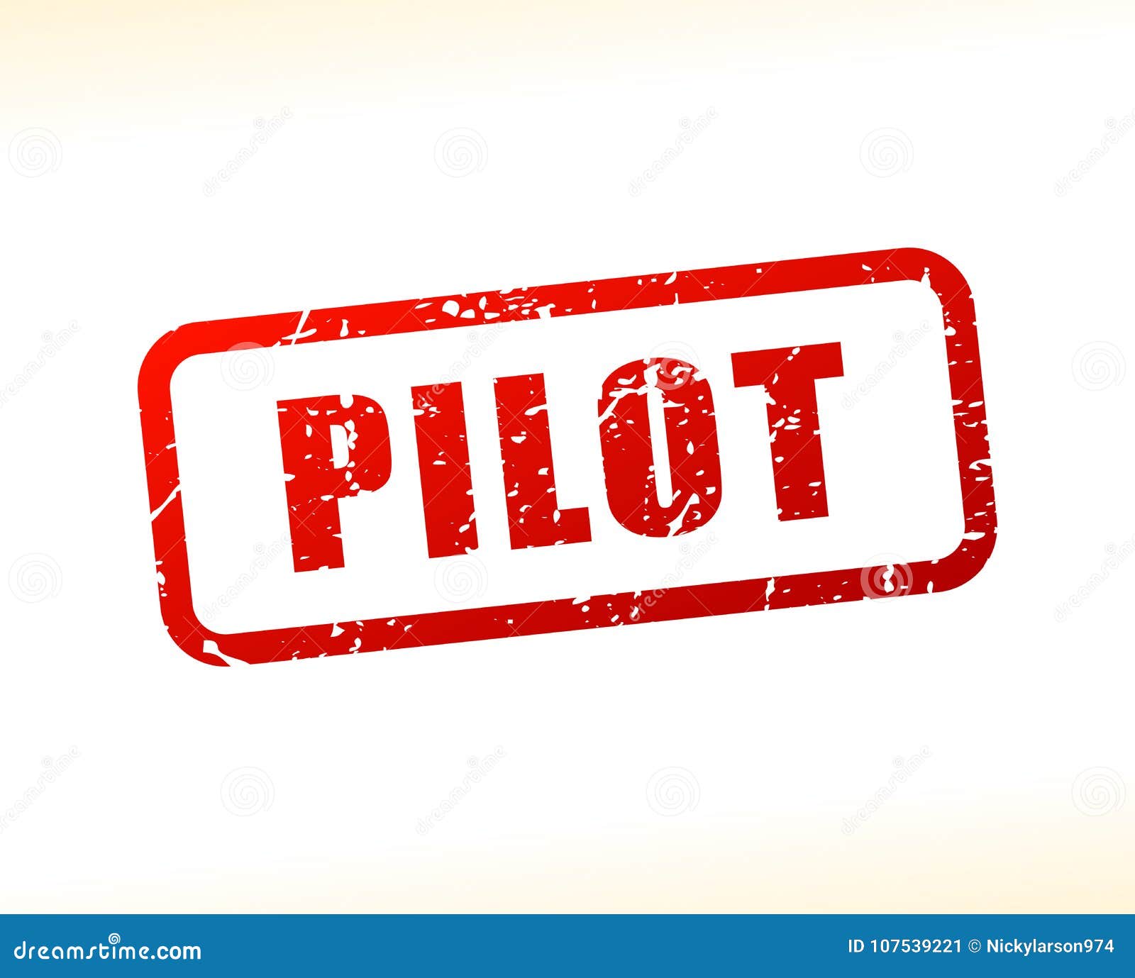 Pilot red text stamp stock vector. Illustration of icon - 107539221