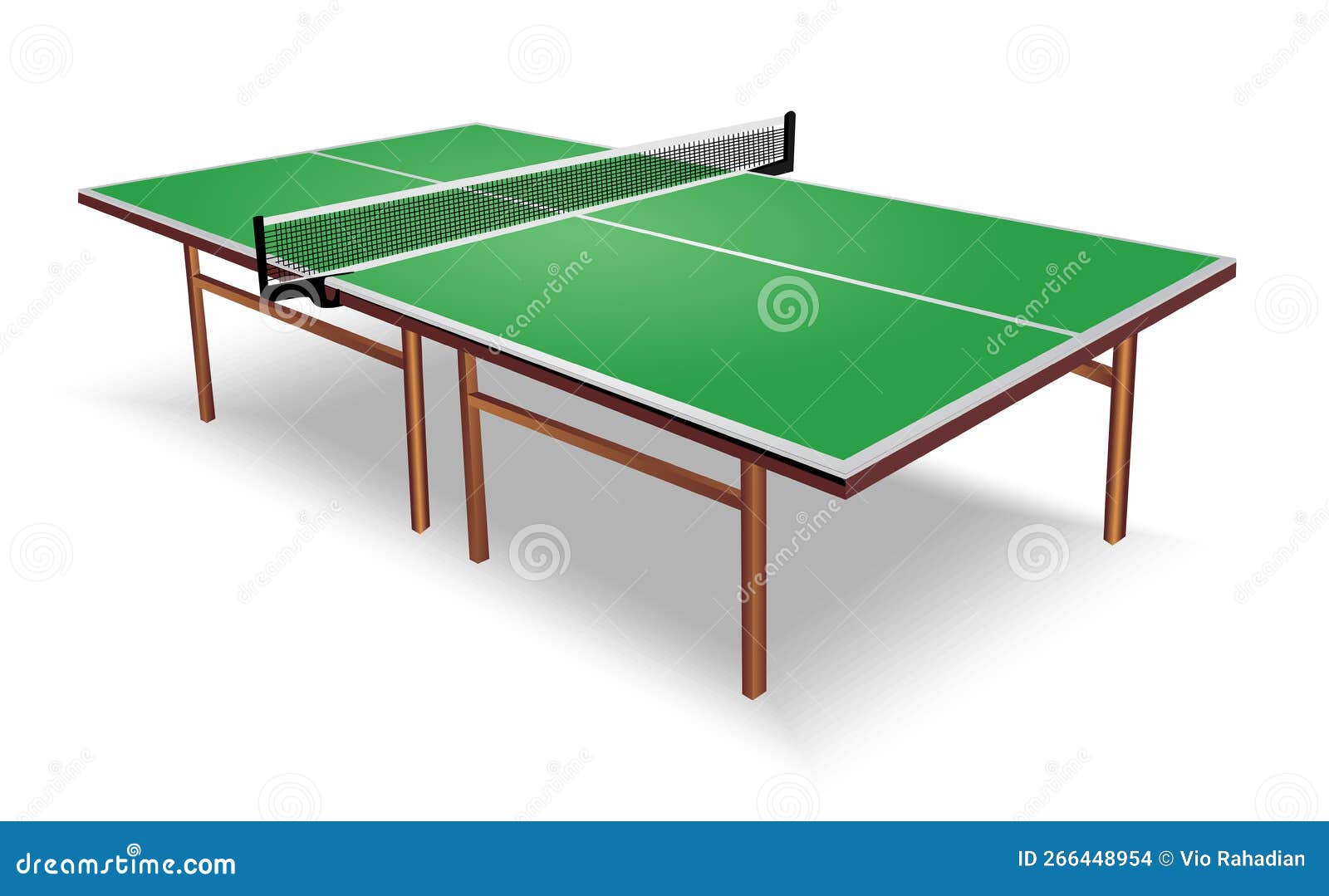 Illustration of Ping Pong Table Tennis Isolated Stock Illustration ...