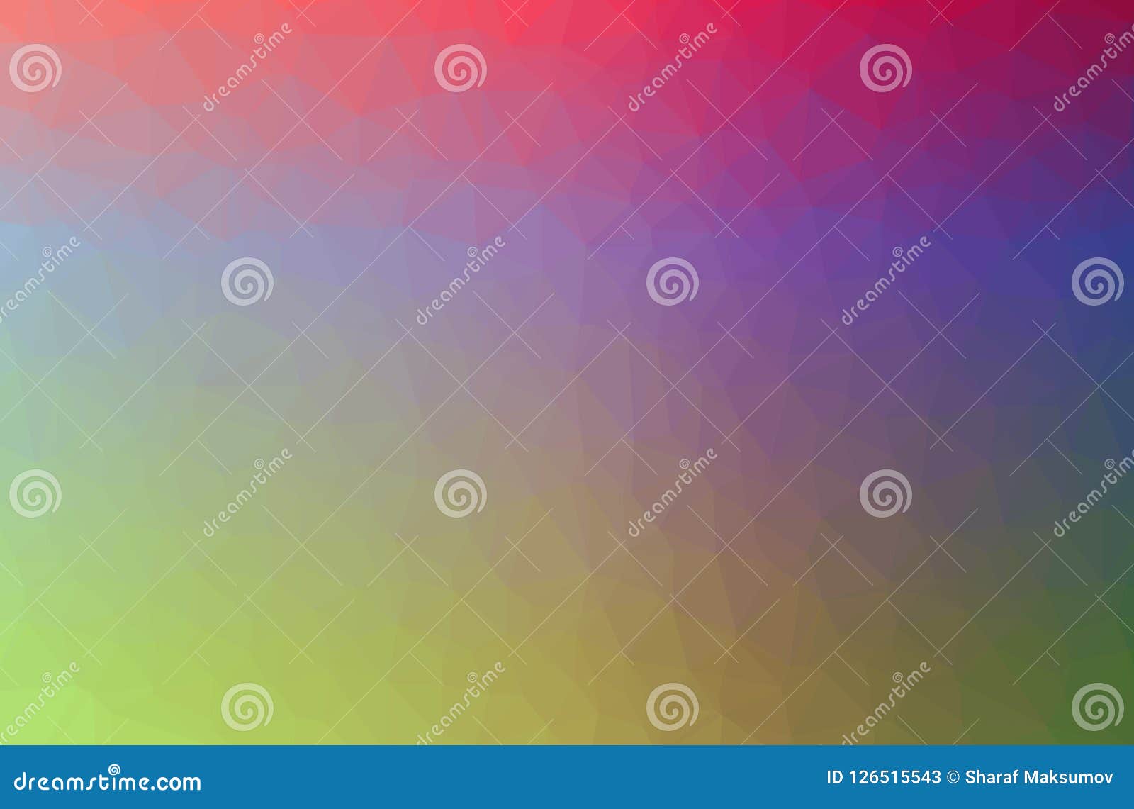Illustration of Pink Abstract Polygon Beautiful Multicolor Background ...