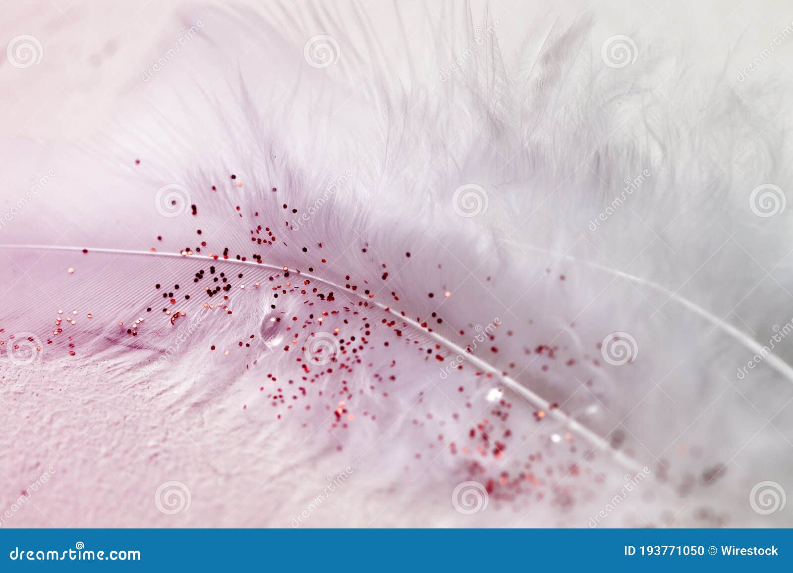 Illustration of a Pink Feather Pattern with Shiny Glitters-perfect for ...