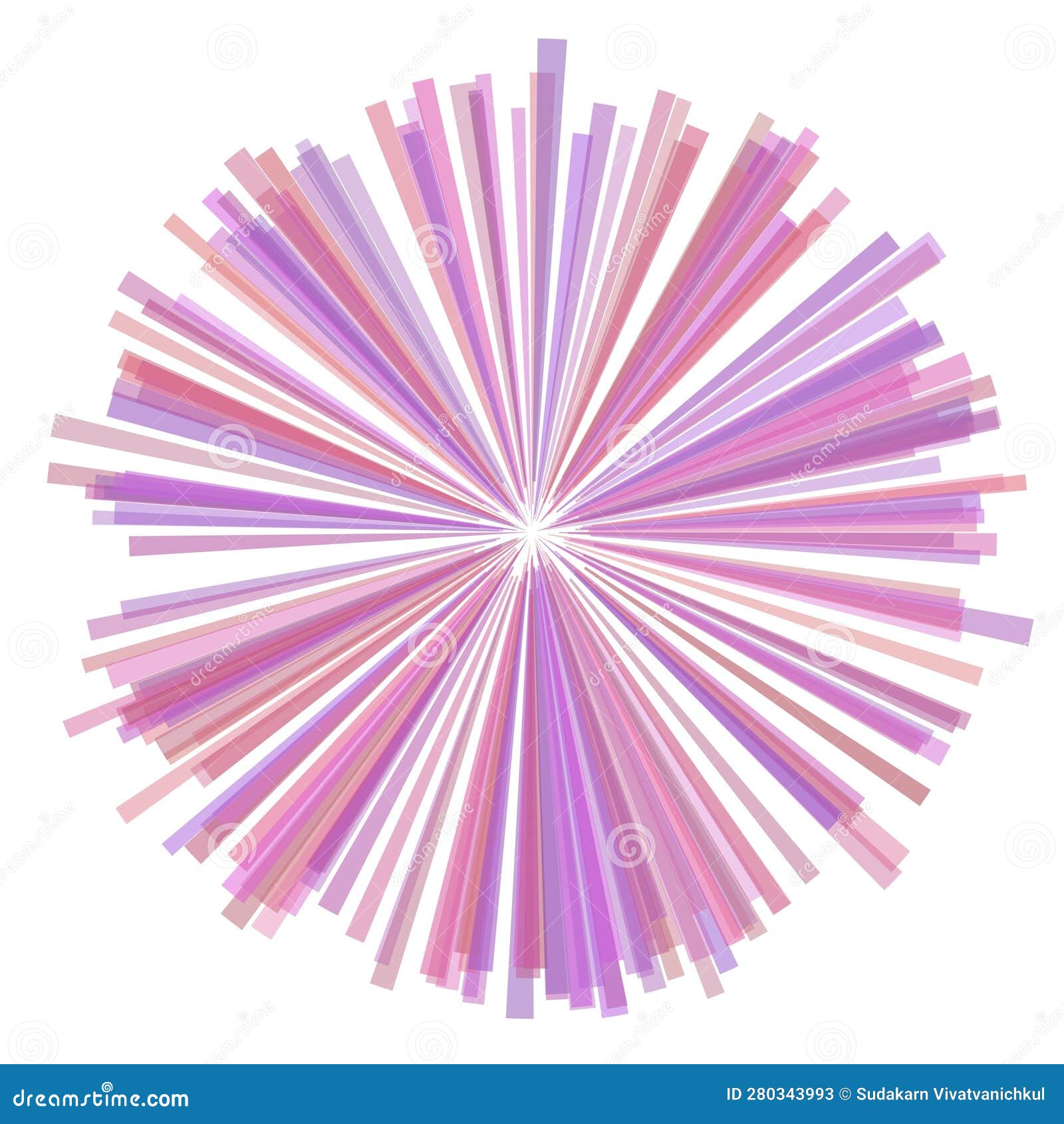 Pink, Purple, and Red Sunburst Circle Illustration. Stock Image ...