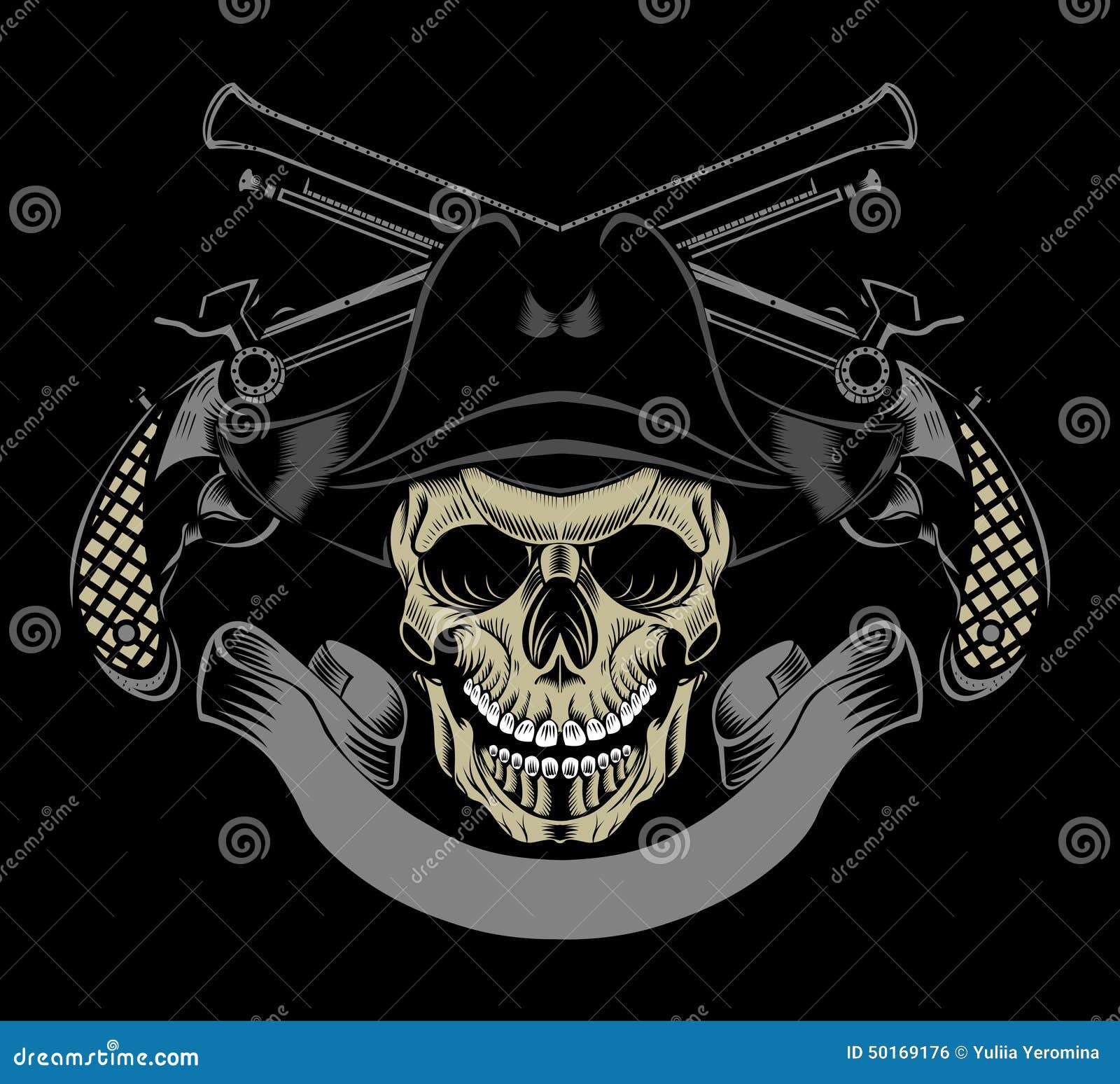 Skull And Cross Guns
