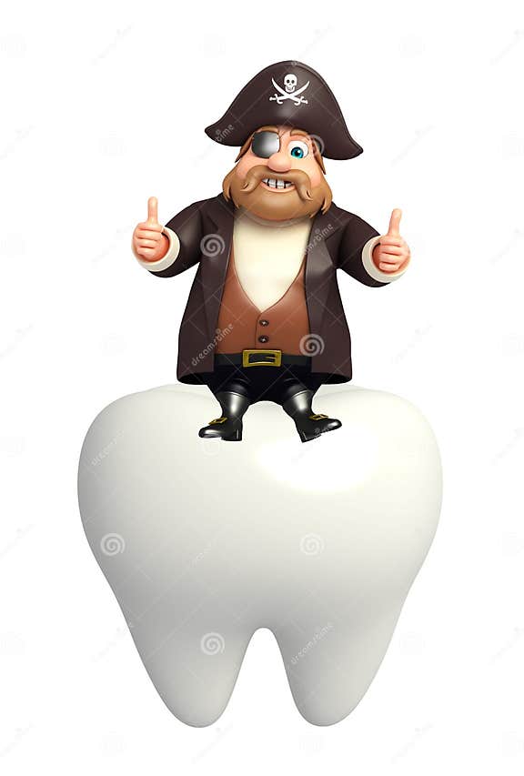 Illustration of Pirate with Teeth Stock Illustration - Illustration of ...