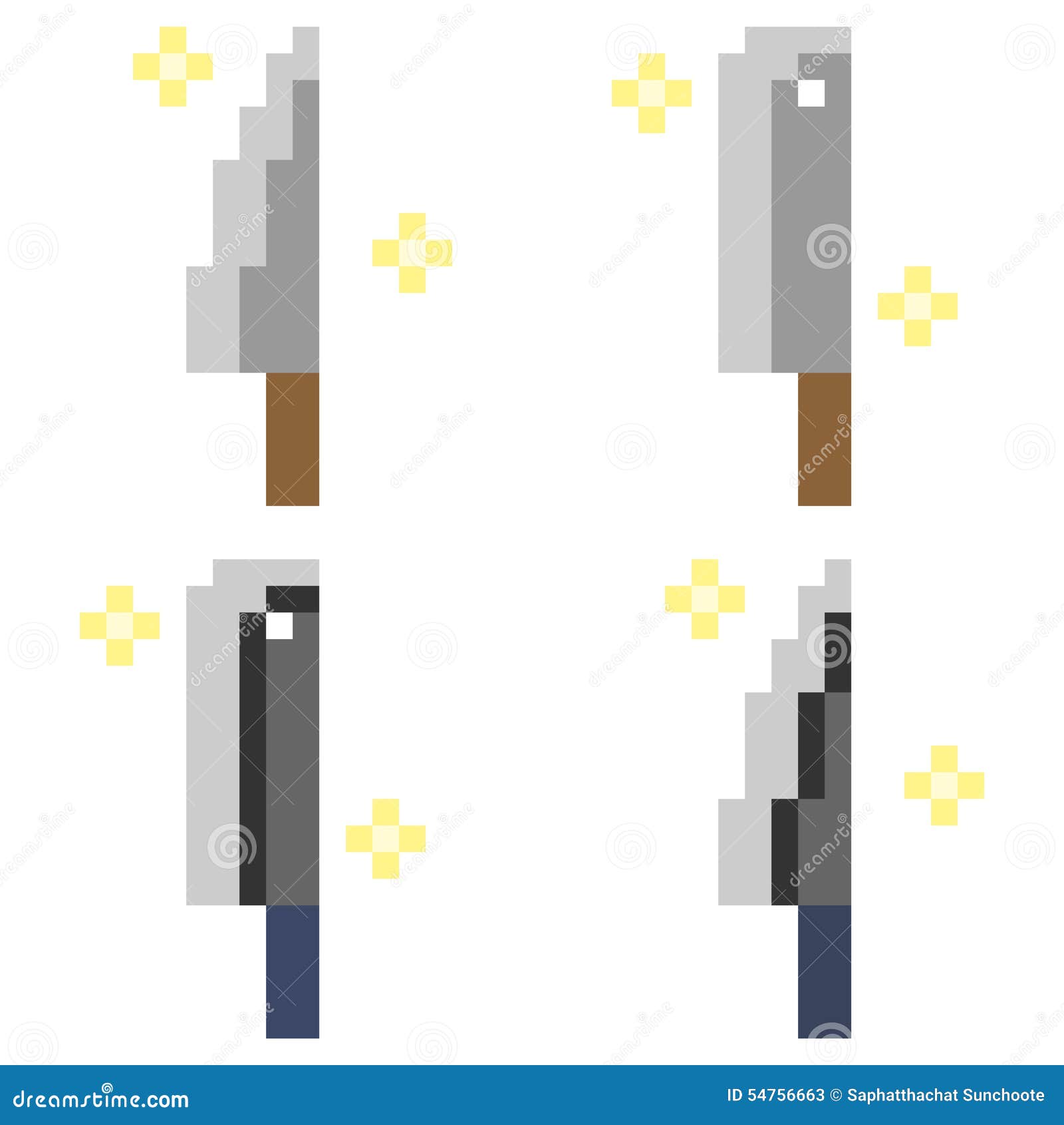 Knife Pixel Art