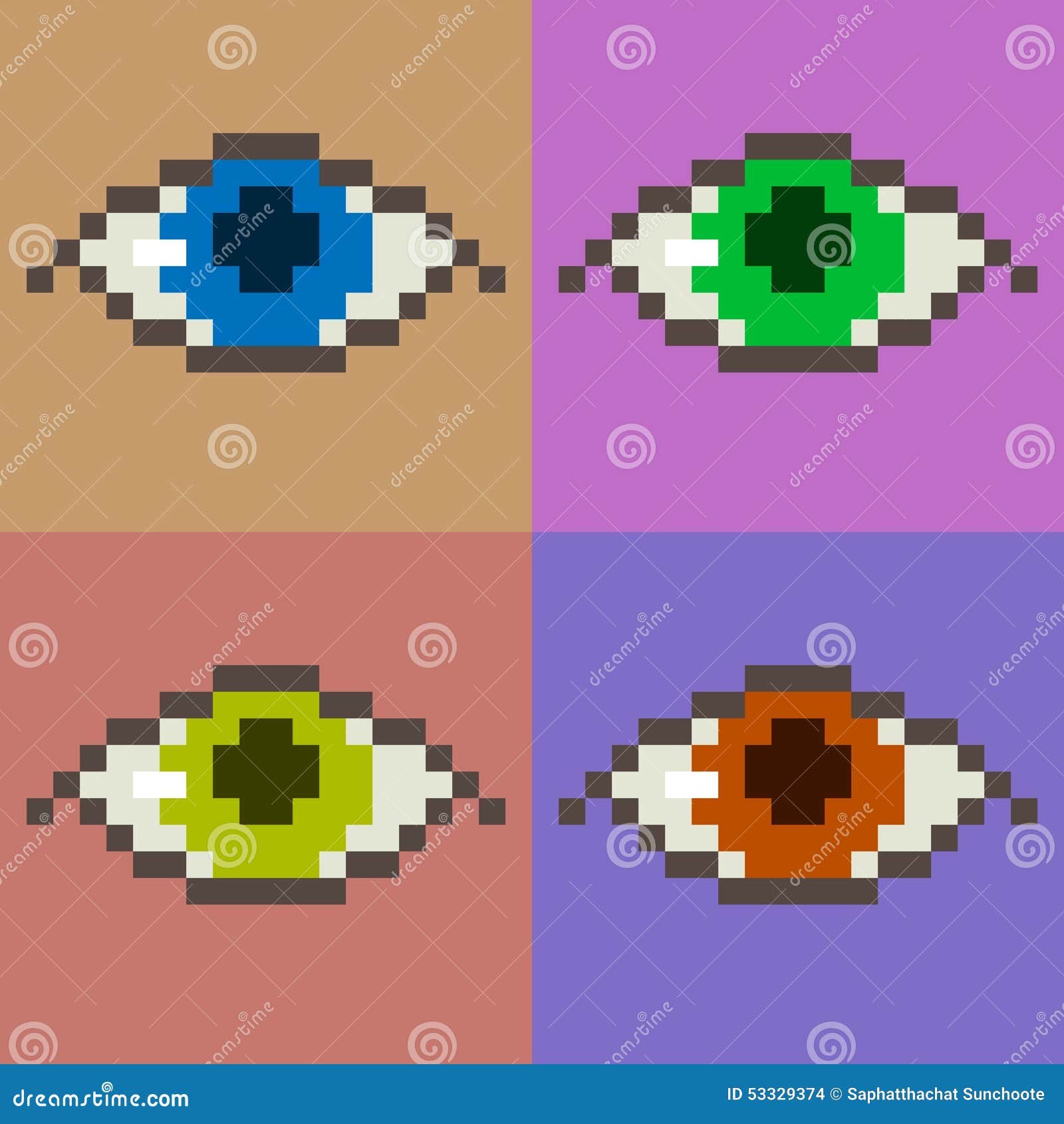 Illustration Pixel Art Icon Stock Vector - Illustration of font ...