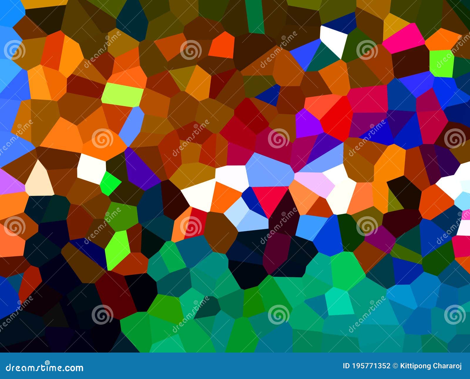 Illustration of Pixels Pattern with Various Bright Colors Creates an ...