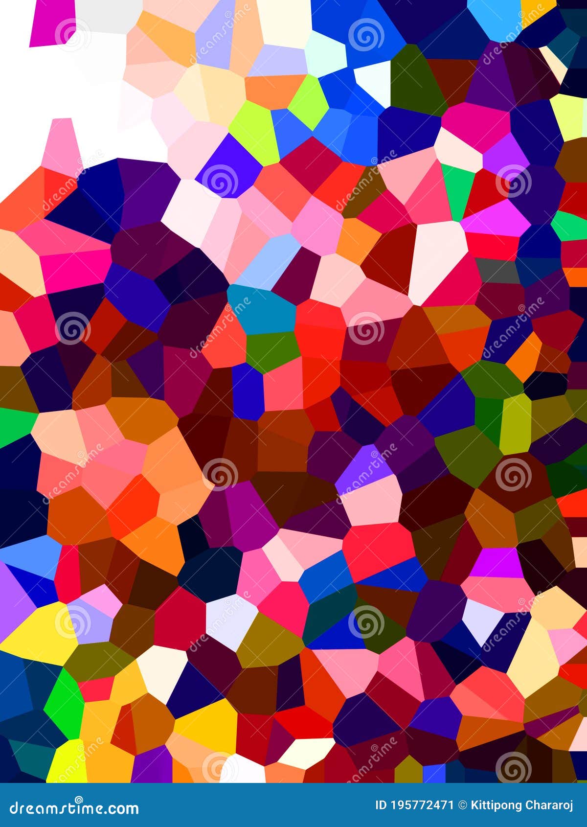 Illustration of Pixels Pattern with Various Bright Colors Creates an ...