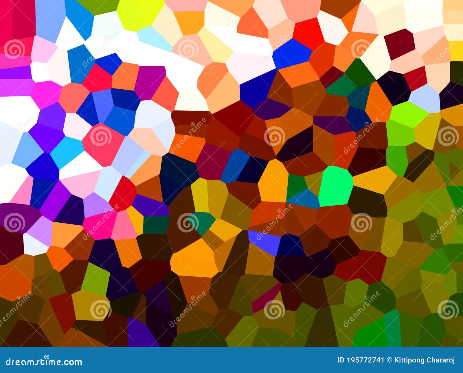 Illustration of Pixels Pattern with Various Bright Colors Creates an ...