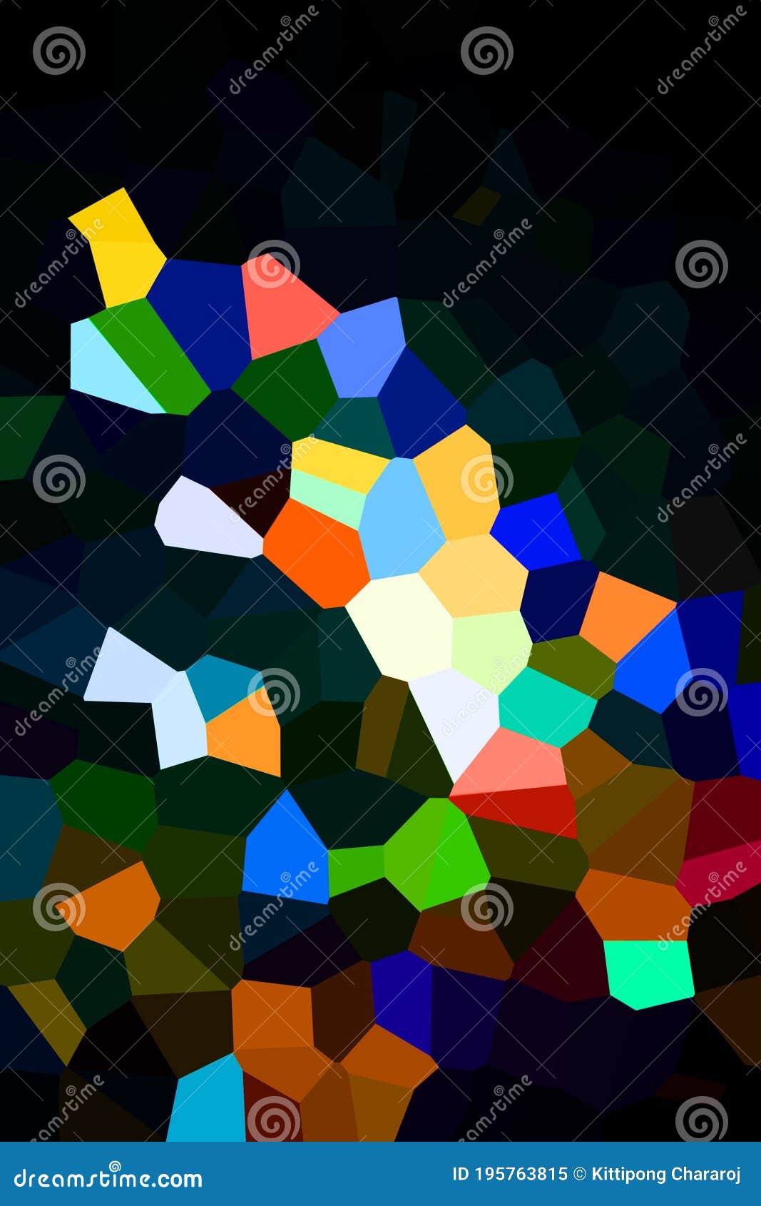 Illustration of Pixels Pattern with Various Bright Colors Creates an ...