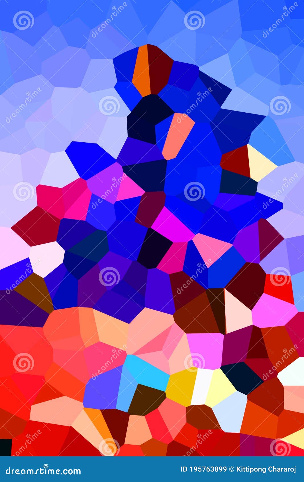 Illustration of Pixels Pattern with Various Bright Colors Creates an ...