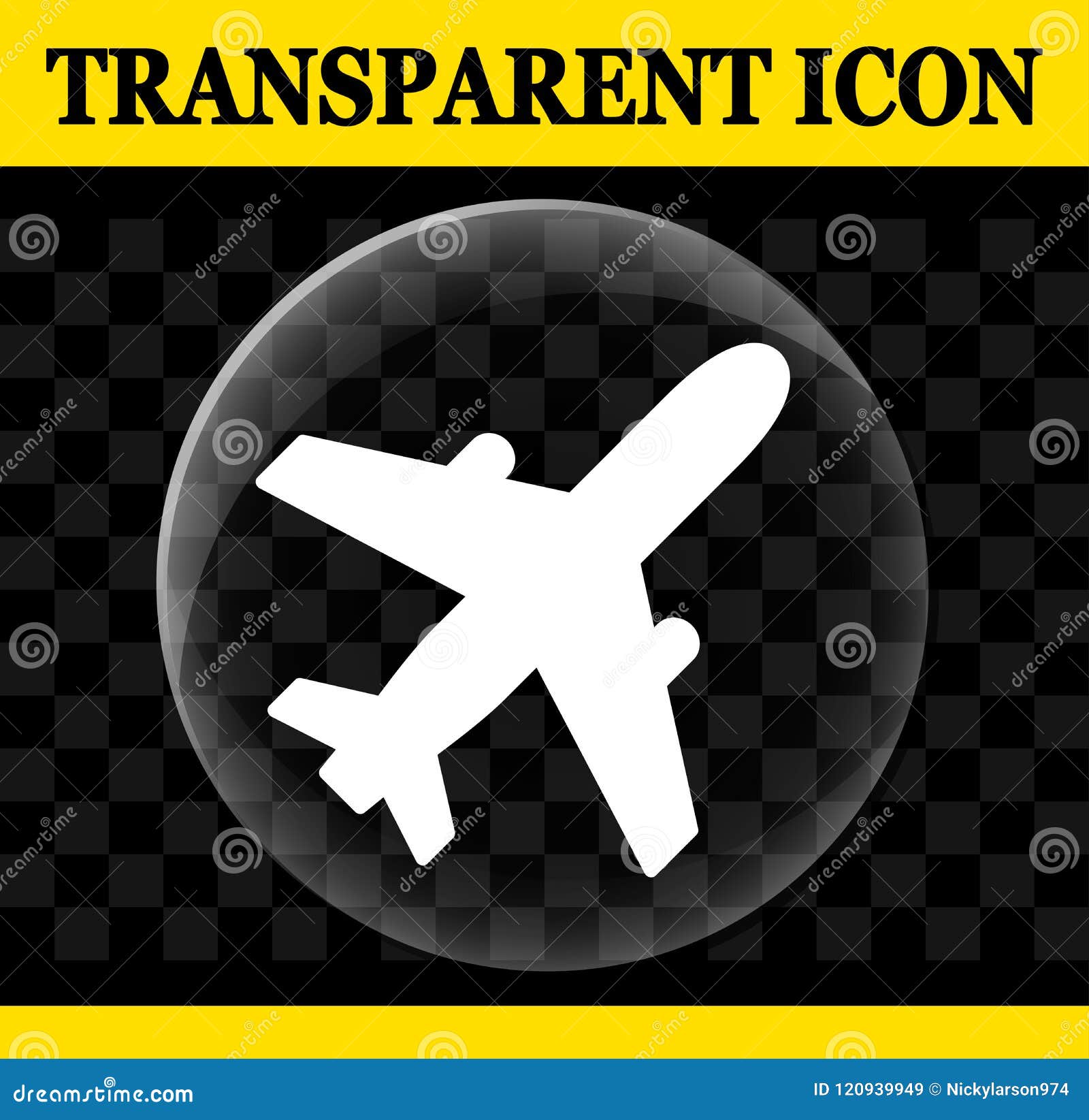 Plane Vector Circle Transparent Icon Stock Vector - Illustration of ...