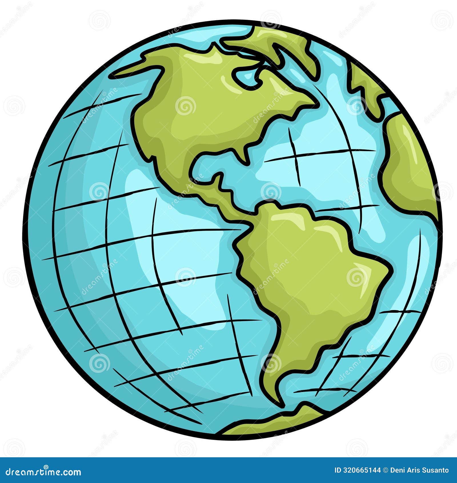 Illustration Planet Earth, Asia Globe Stock Illustration - Illustration ...