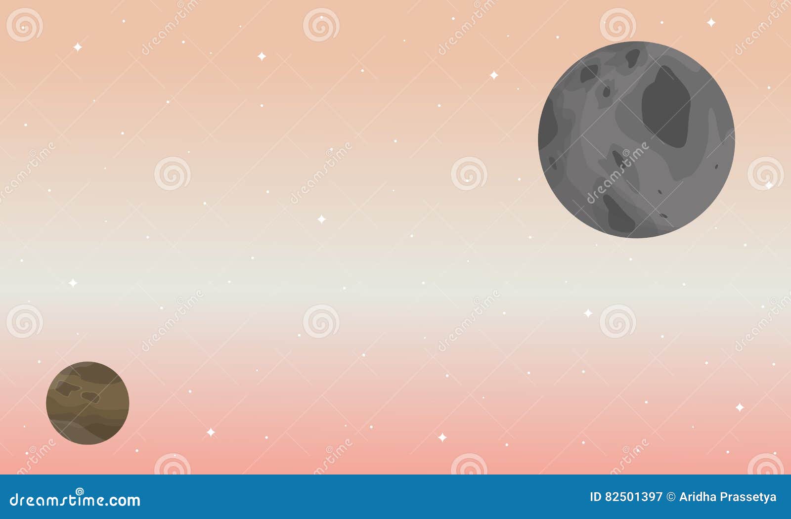 Space Scenery Background Stock Illustration | CartoonDealer.com #60541375