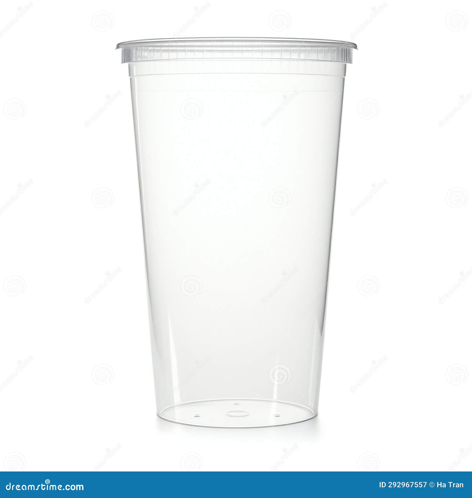 Plastic Cup on a White Background Stock Illustration - Illustration of ...
