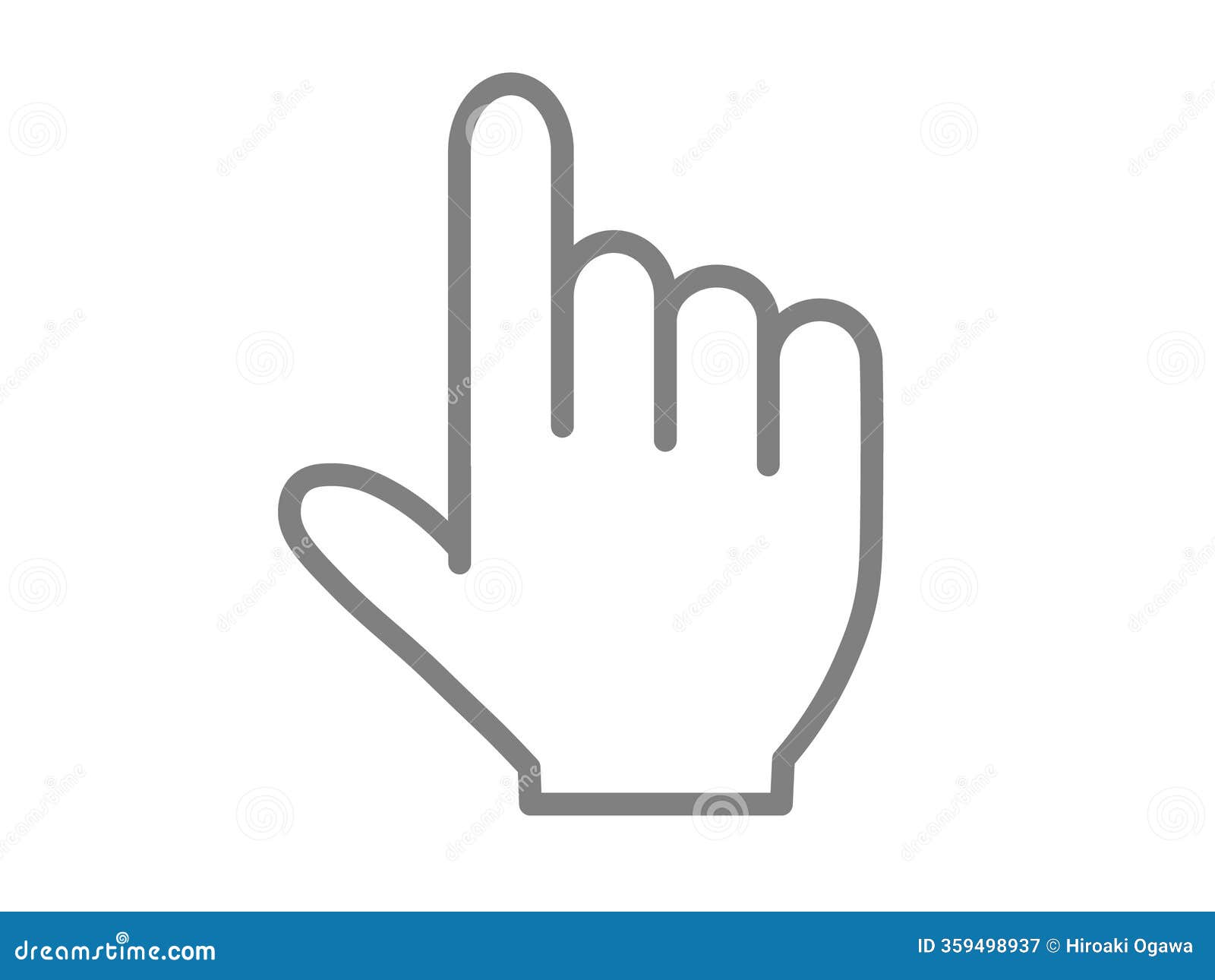 Illustration of Pointing Mark (point Icon) Stock Illustration ...