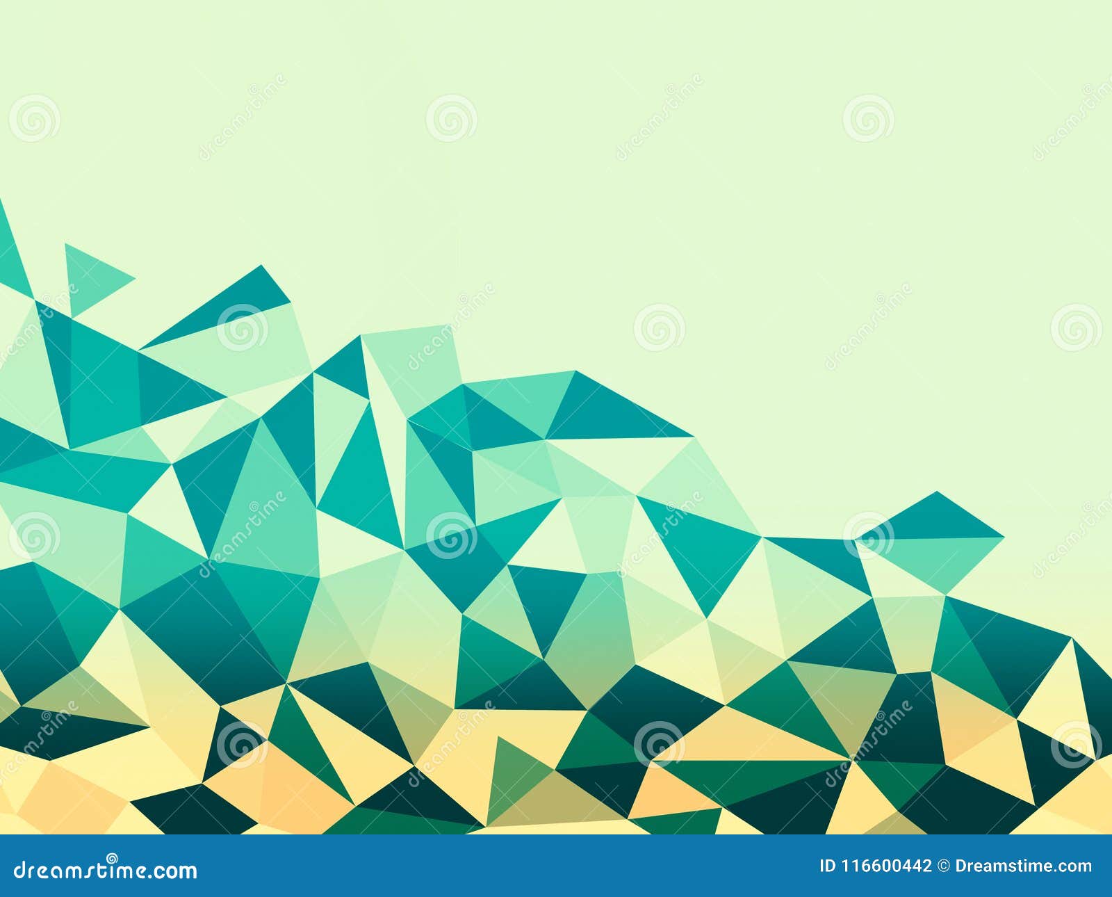 Polygon Mountain of Triangles Stock Illustration - Illustration of ...