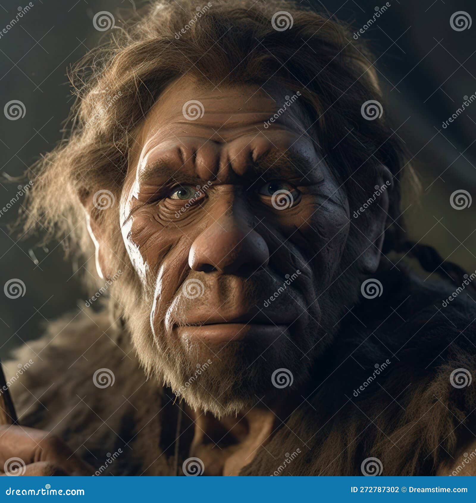 Illustration Portrait of a Neanderthal Stock Illustration ... Illustration Portrait of a Neanderthal Stock Illustration ...
