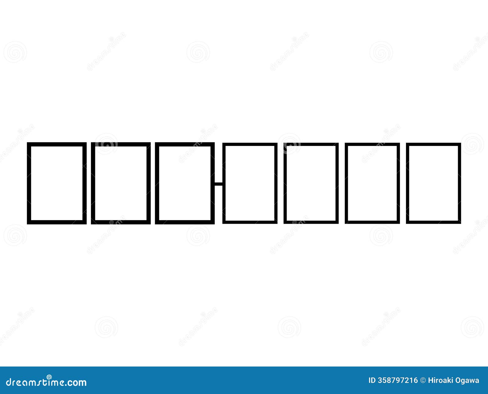 Illustration of a Postal Code Frame Stock Illustration - Illustration ...