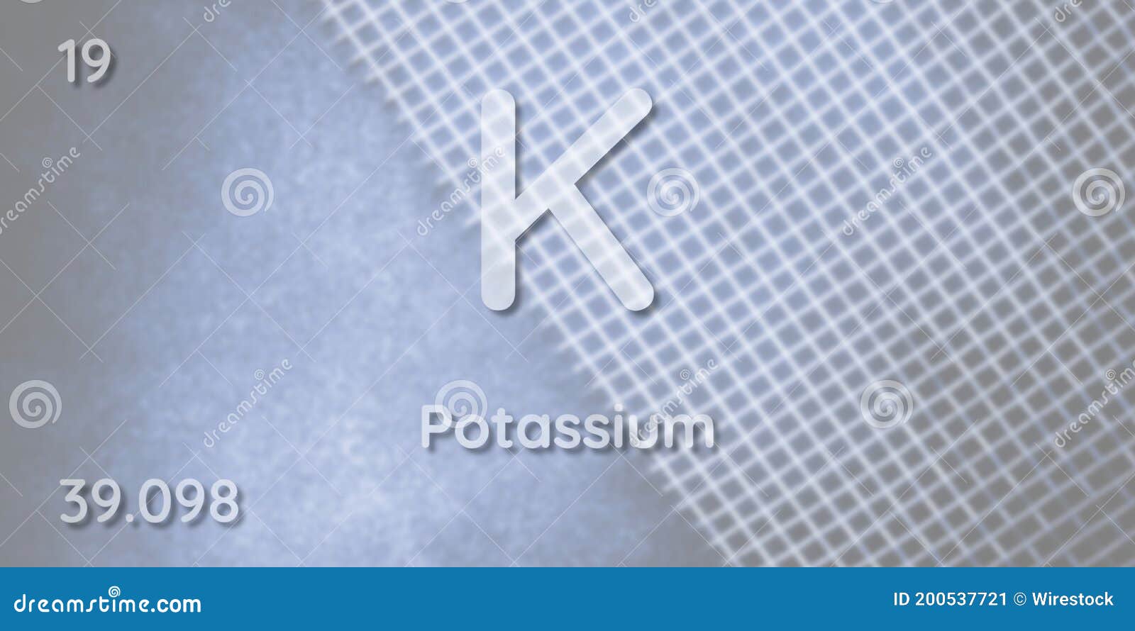 Potassium Symbol From Periodic Table Stock Photography | CartoonDealer ...