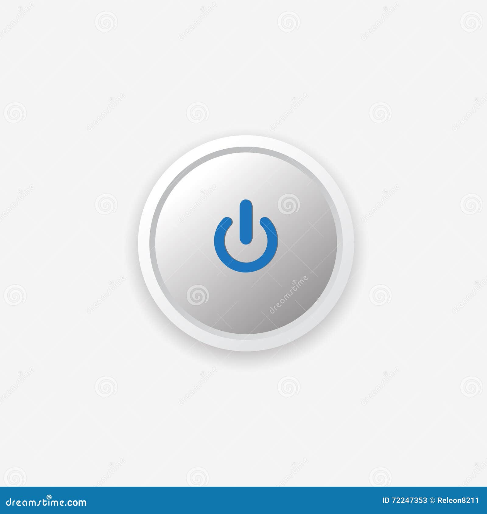 Illustration of Power Button Stock Illustration - Illustration of ...